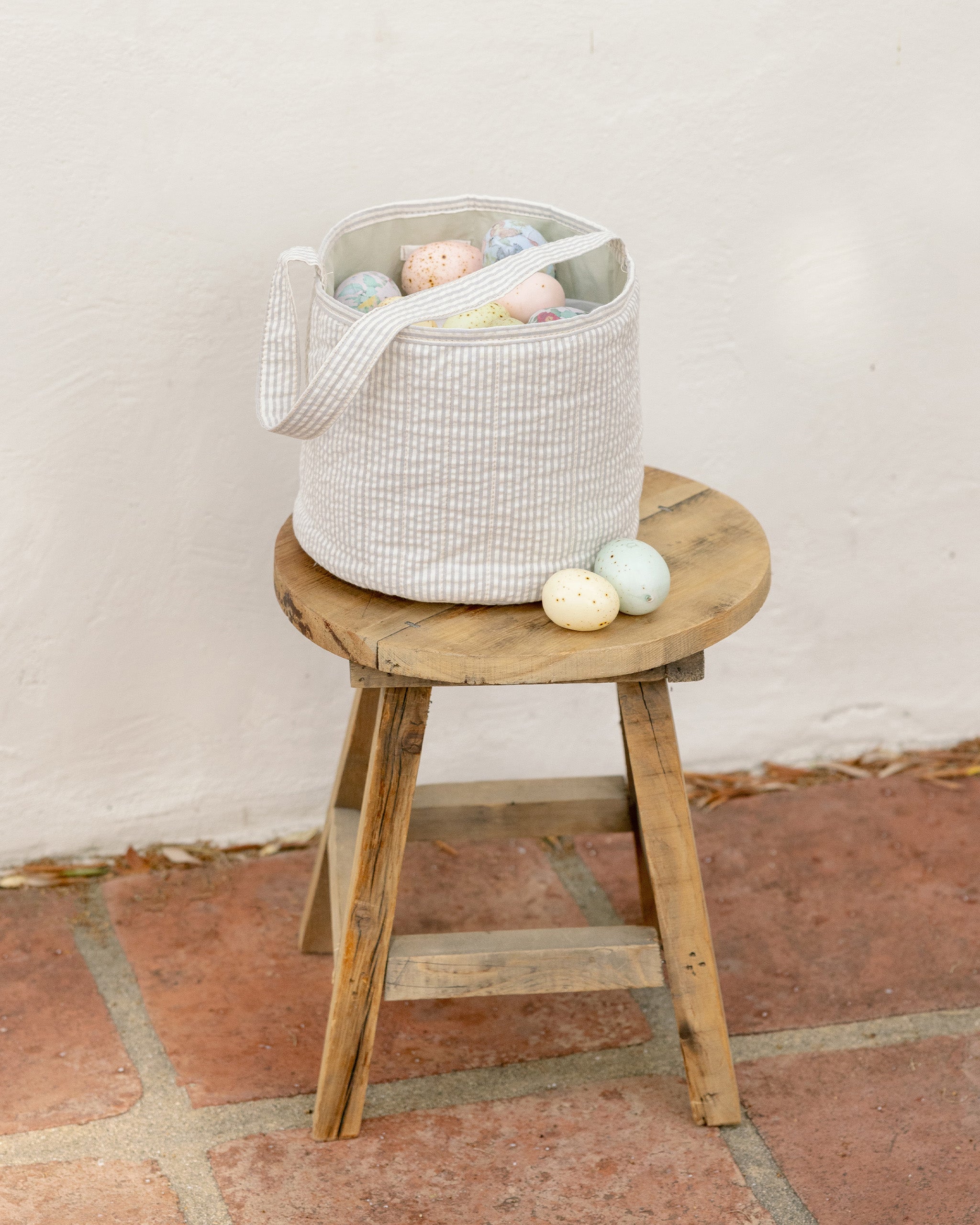 Noralee Sage Stripe Easter Basket – The Little NY