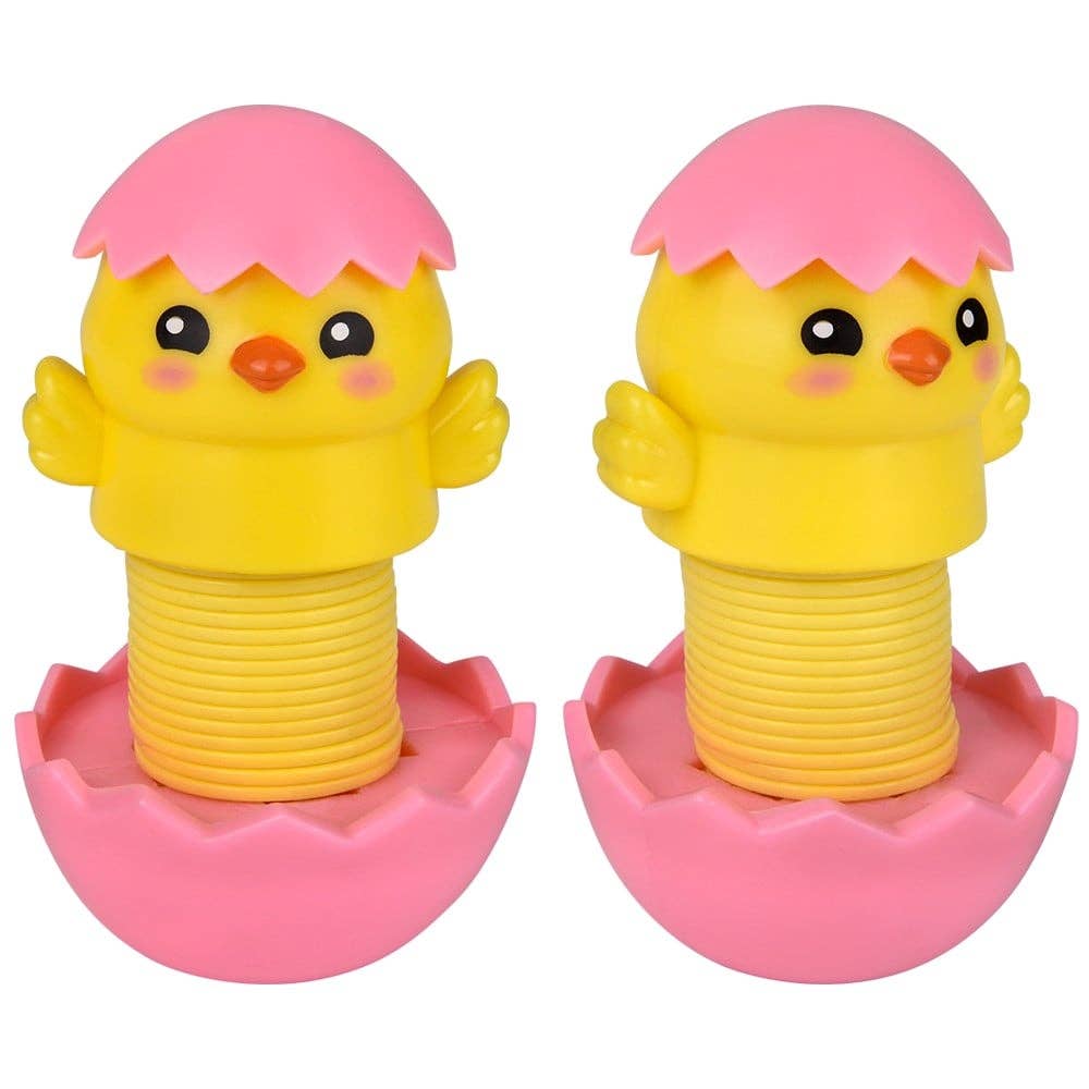 Easter Chick Fidget Spring 4.7" LLB Fidget Toys – The Little NY