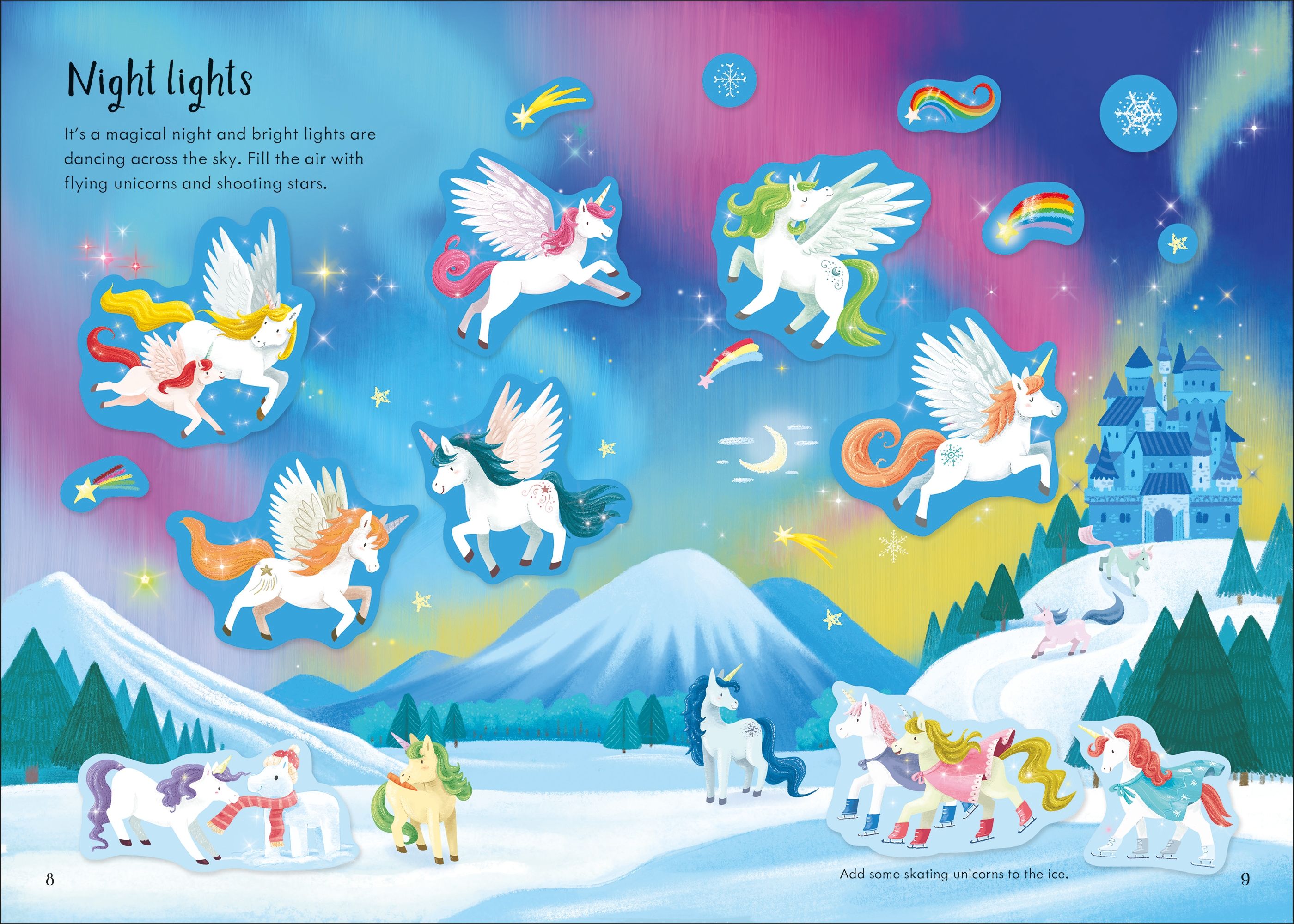 Sparkly Unicorn Sticker Book – The Little NY